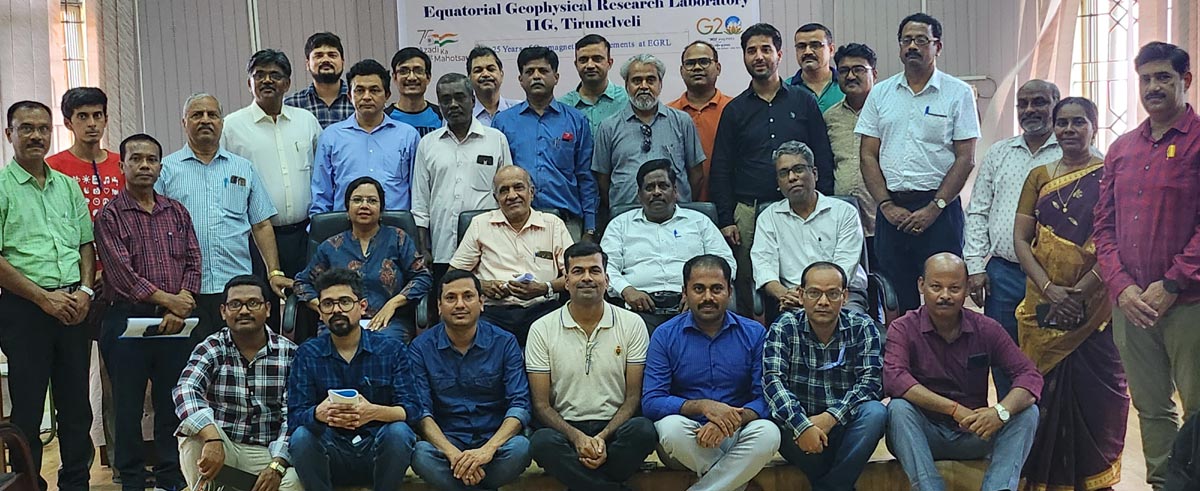 Magnetic Observatory Workshop held at EGRL, Tirunelveli | Indian ...